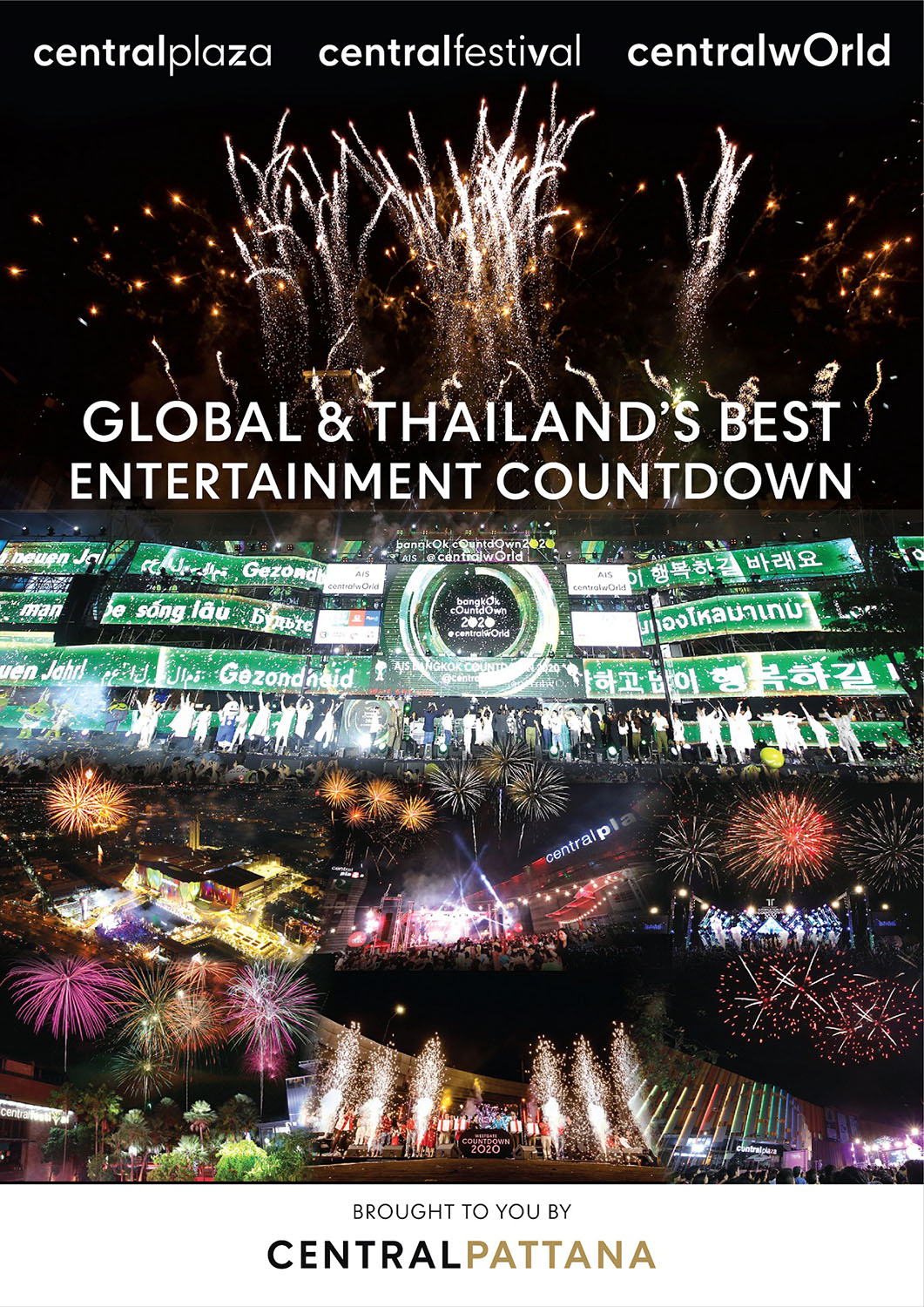 Thailand & centralwOrld bangkOk cOuntdOwn 2021