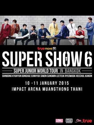 SUPER JUNIOR WORLD TOUR 'SUPER SHOW 6' in BANGKOK